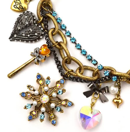 BETSEY JOHNSON Snowflake Stretch Bracelet