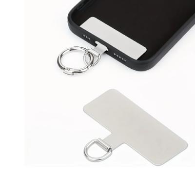 Black Metal Universal Phone Card for lanyard strap