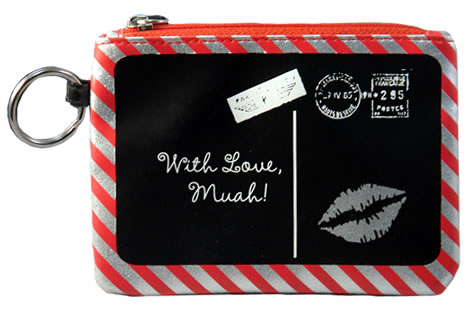 cul-de-sac Key Purse Glitter With Love