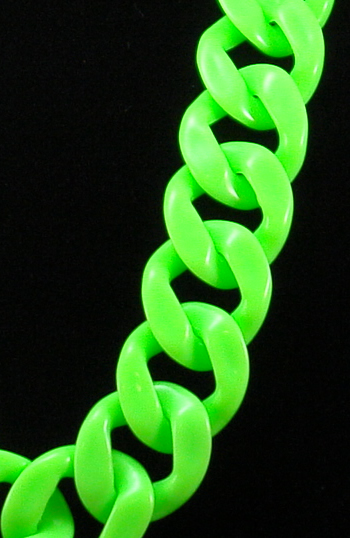 Neon Green Long Shelby Necklace