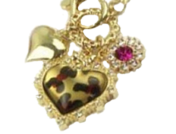 Leopard Heart Flower Necklace