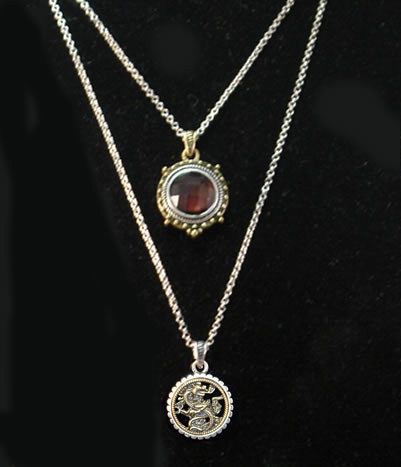 2 Row Chain Dragon Necklace
