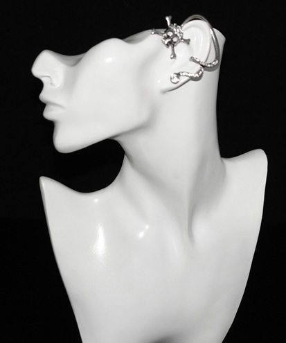 Skull and Bone Earring Cuff