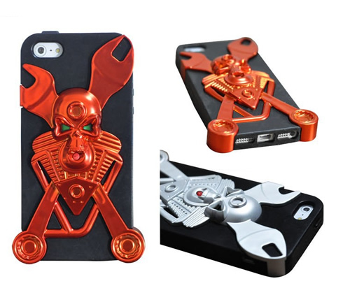 iPhone Case Gear Head Skull