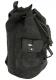 Black Drawstring Canvas Backpack